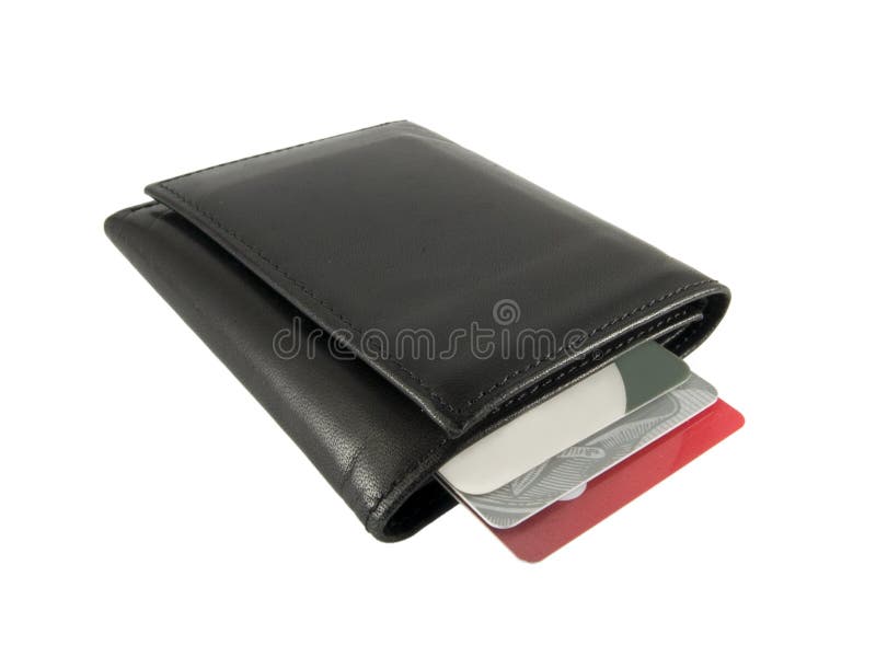 Open Black Wallet stock photo. Image of elements, abstract - 10596