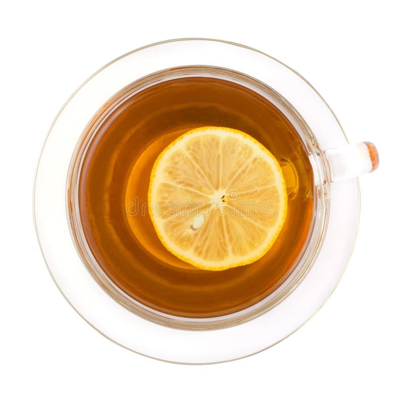 Black Tea with Lemon and Honey Stock Image - Image of black, beverage ...