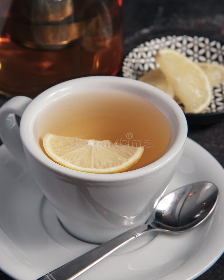 Black lemon tea. stock image. Image of gluten, composition - 142494585