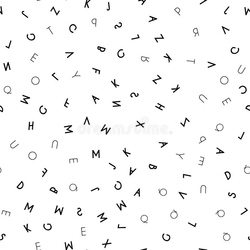 Seamless Alphabet Letter Pattern Stock Illustrations – 10,777 Seamless ...