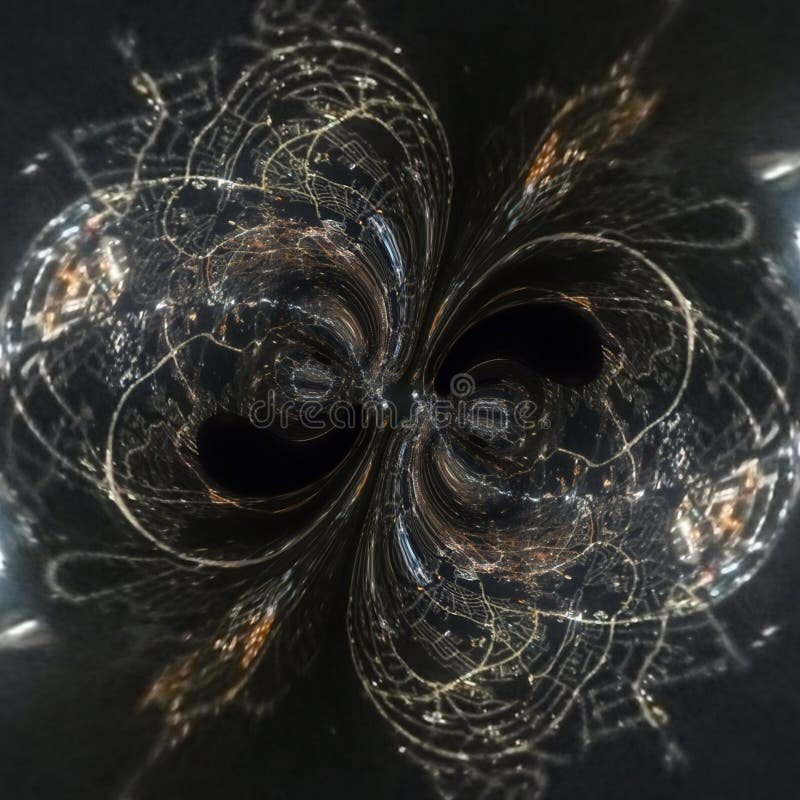 Black Light Abstract Background Shapes, Shades and Blurs Stock Image ...