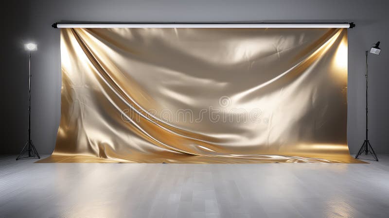 Black Light Studio Background Stock Illustration - Illustration of ...