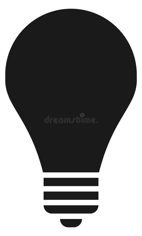 Lamp Icon. Electric Light Color Symbol Stock Vector - Illustration of ...