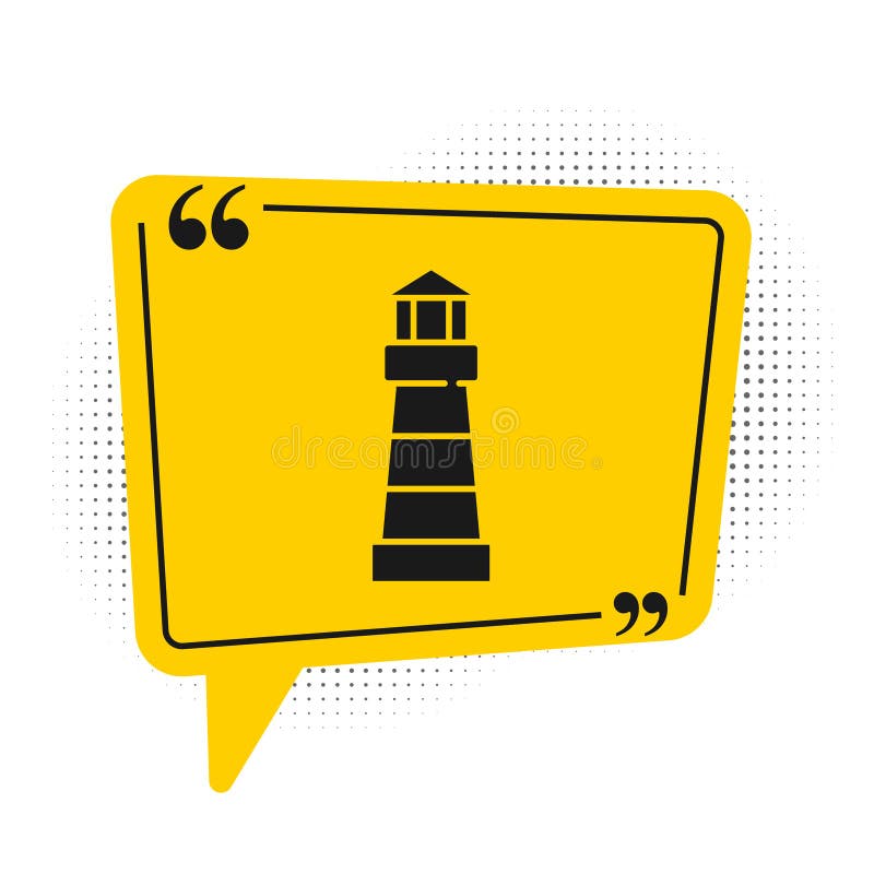 Yellow Lighthouse Silhouette Stock Illustrations – 195 Yellow ...