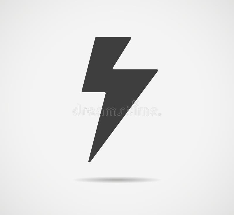 Black Lightning Collection Isolated on White Background Vector ...