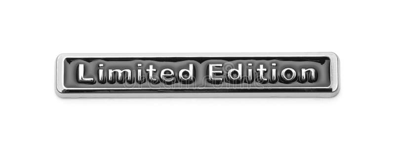Black Limited Edition Badge Stock Photo - Image of edition, isolated ...