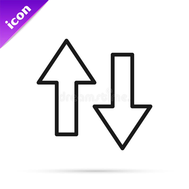 Set Line Arrow, and Pie Chart Infographic Icon. Vector Stock Vector ...