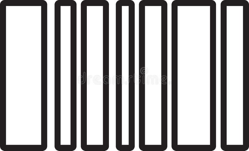 Black Barcode Icon Isolated on White Background. Vector Stock Vector ...