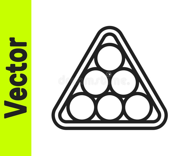 Black White Pool Balls Stock Illustrations – 1,894 Black White Pool ...