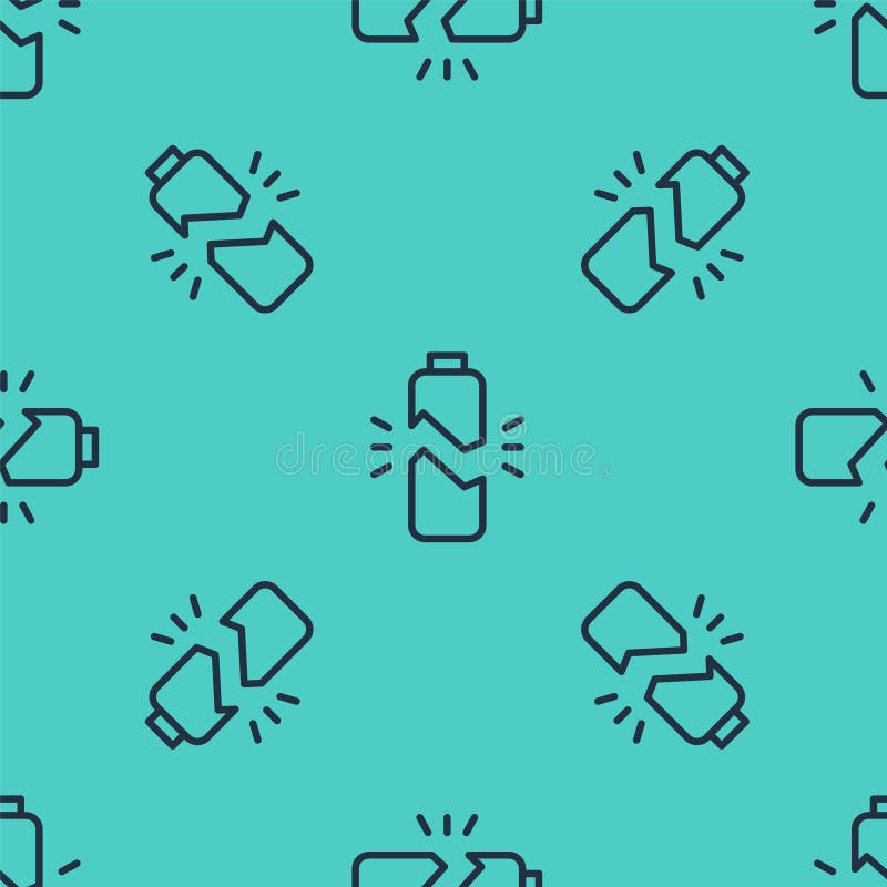 Broken Car Battery. Rechargeable Electricity Accumulator Stock Vector ...