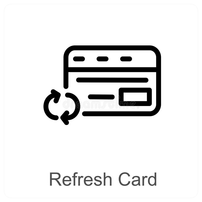 Refresh Card stock illustration. Illustration of reset - 340804295
