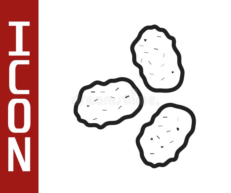 Chicken Nuggets Line Art Stock Illustrations – 202 Chicken Nuggets Line ...