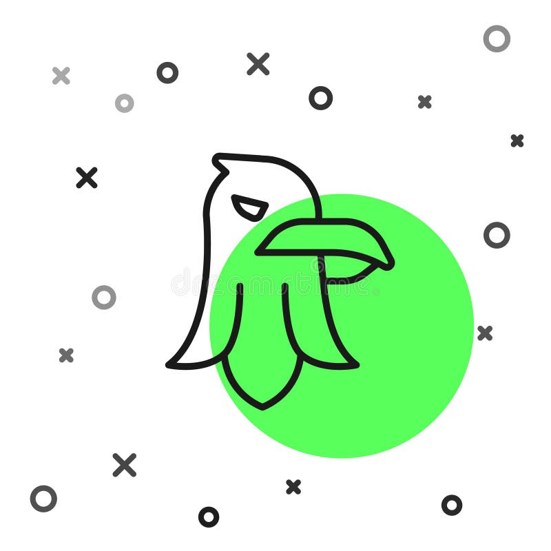 Presidential Falcon Lectern in Front View Stock Vector - Illustration ...