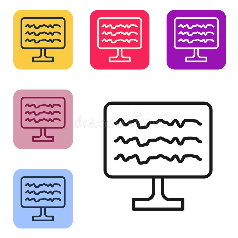 Brain Wave Electroencephalogram Eeg Stock Illustrations – 112 Brain ...