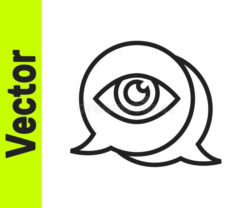 Black Eye Scan Icon Isolated on Yellow Background. Scanning Eye ... Black Eye Scan Icon Isolated on Yellow Background. Scanning Eye ...