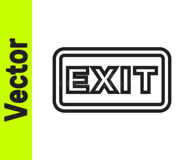Fire Exit Icon Stock Illustrations – 7,220 Fire Exit Icon Stock ...