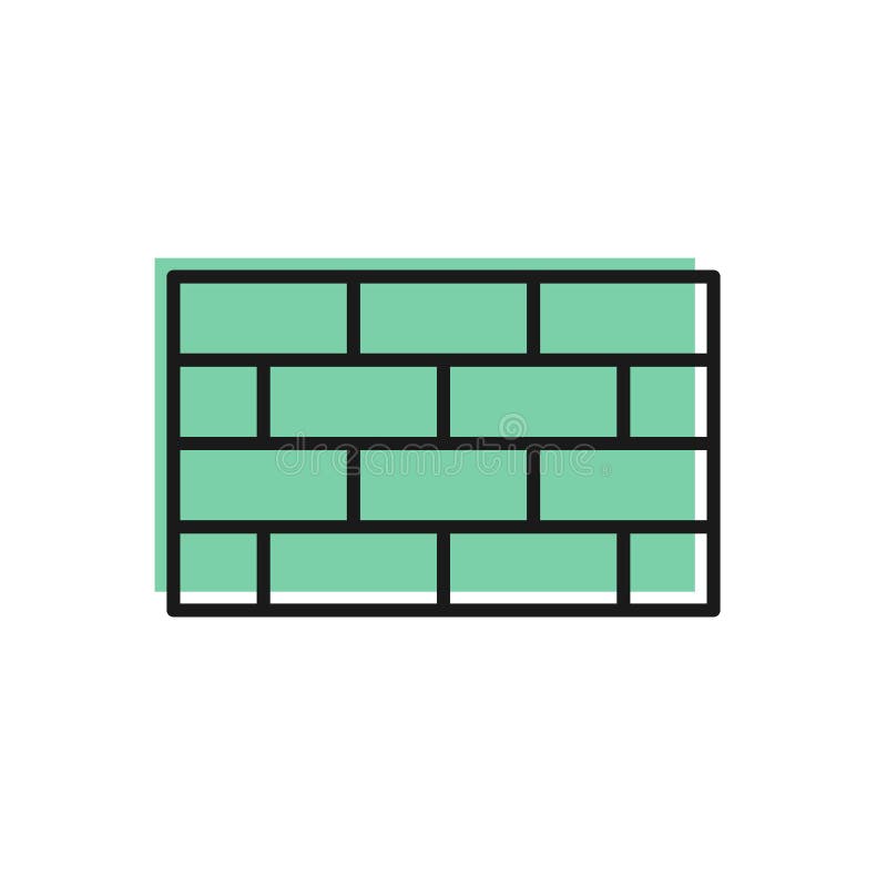 Black Firewall, Security Wall Icon Isolated on Transparent Background ...