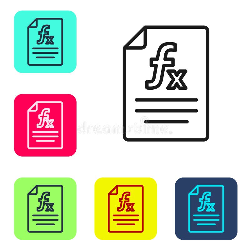 Set with Buttons are Mathematical Symbols for Web Design. Vector ...