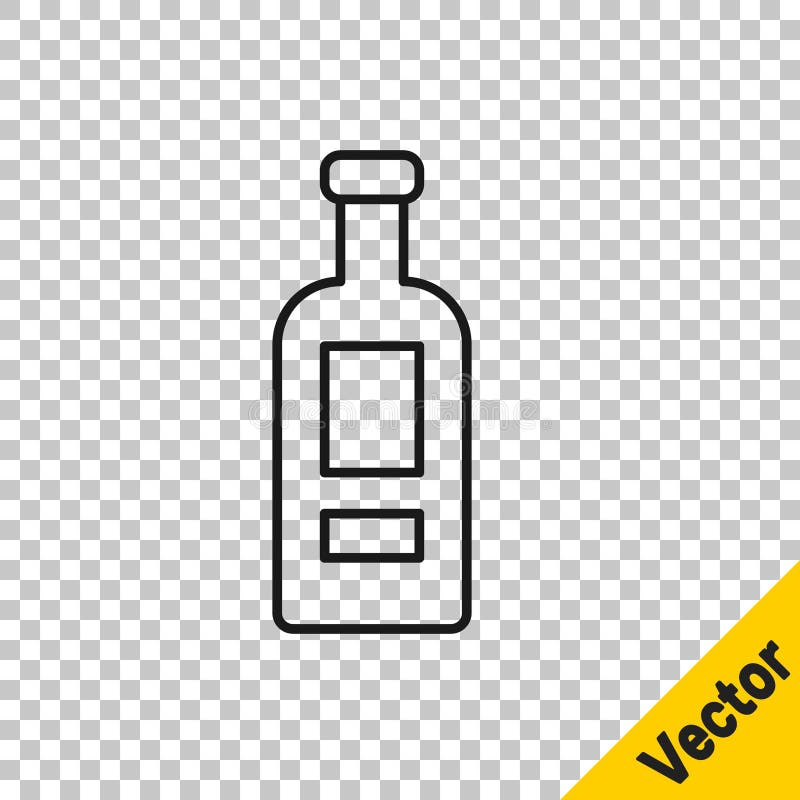 Vodka icon, cartoon style stock vector. Illustration of drunk - 82605039