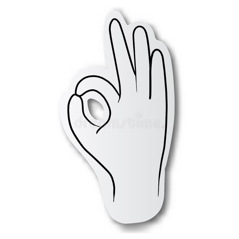 Paper Cut On Finger Clipart Bw