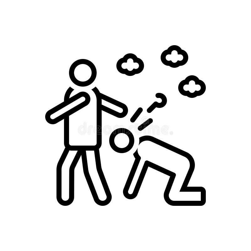 Mix Icon for Ignore, Avoid and Neglect Stock Illustration ...