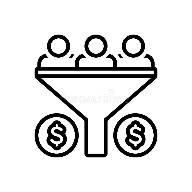 Mix Icon for Funnel, Gear and Optimization Stock Vector - Illustration ...