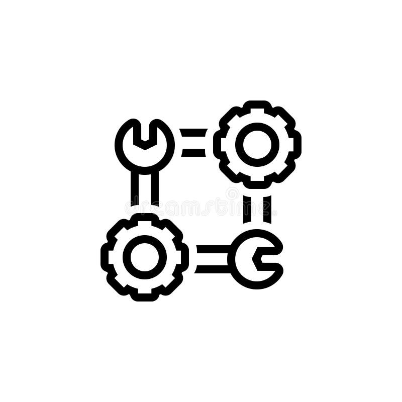 Service spanner stock illustration. Illustration of building - 14528182