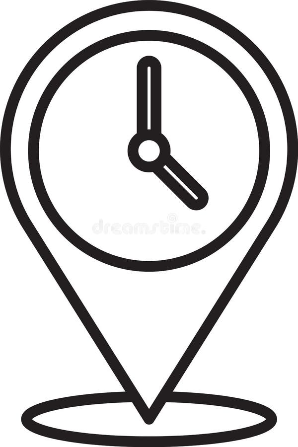 Clock Pinpoint Icon Stock Illustrations – 114 Clock Pinpoint Icon Stock ...