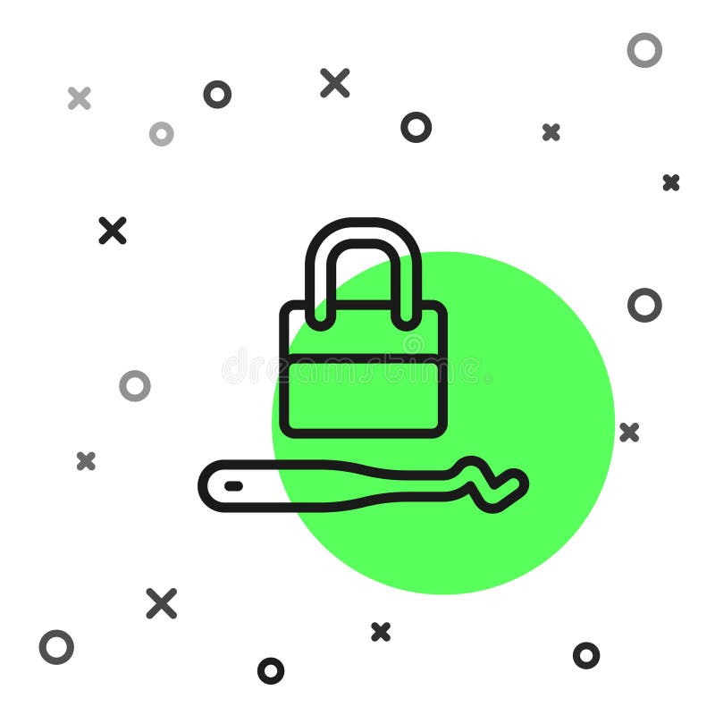 Lock Picks Icon, Cartoon Style Stock Vector - Illustration of lockpick ...
