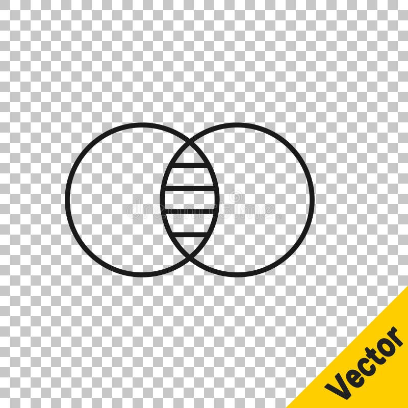 Intersection of two sets stock image. Image of teamwork - 27131823