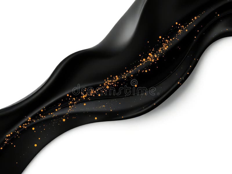 Black Line with Orange Dots on it Stock Photo - Image of glowing, dark ...