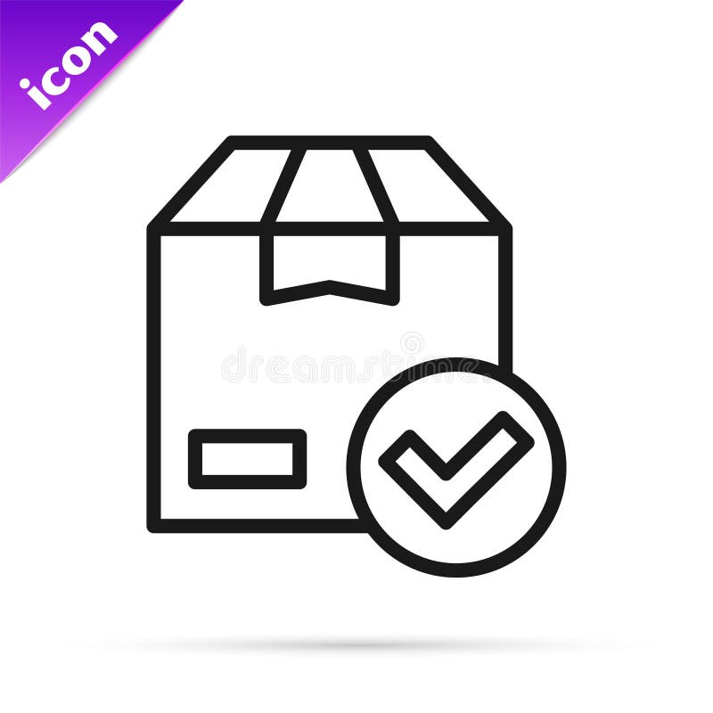Black Line Icon Check Box Stock Illustrations – 3,828 Black Line Icon ...
