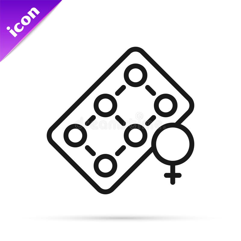 Contraceptive Pill Icon Stock Illustrations – 703 Contraceptive Pill ...