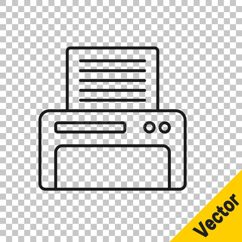 Transparent Printer Stock Illustrations – 1,324 Transparent Printer ...