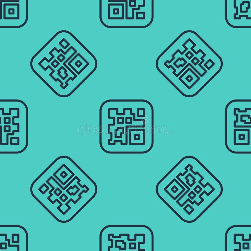 Seamless Square Code Pattern Stock Illustrations – 1,017 Seamless ...