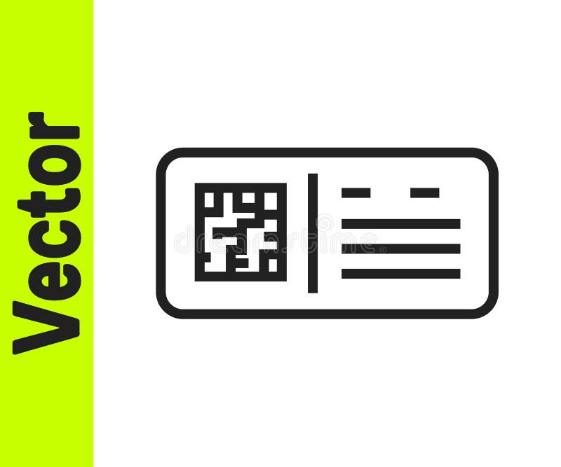 Qr Code Ticket Stock Illustrations – 879 Qr Code Ticket Stock ...
