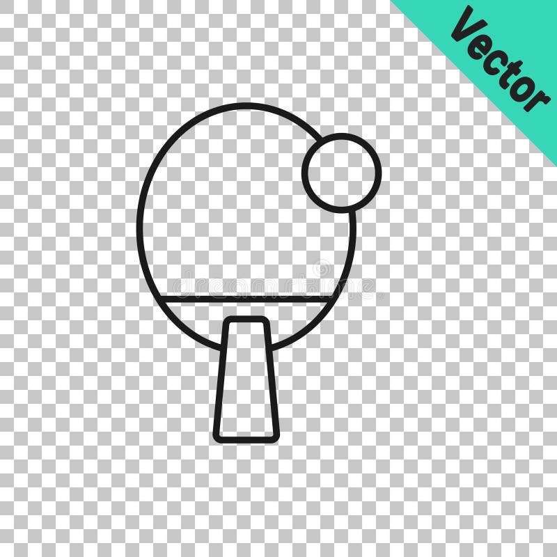 Table Tennis Bat Transparent Stock Illustrations – 69 Table Tennis Bat ...