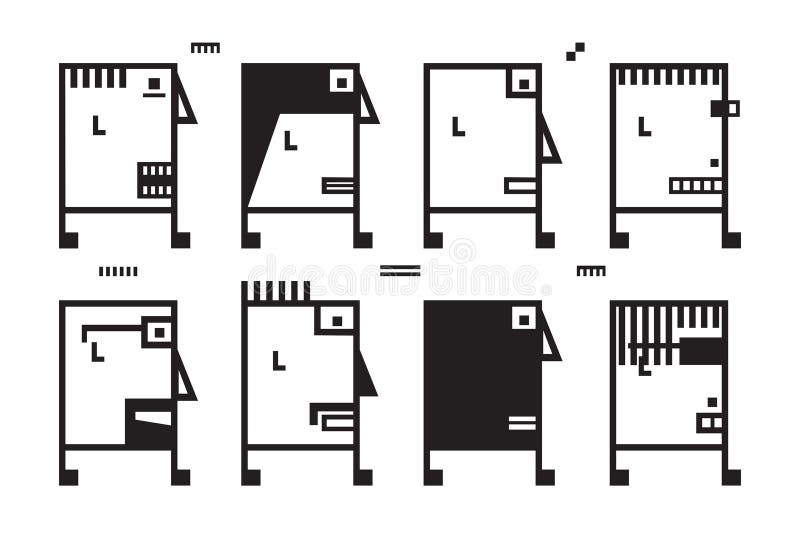 Black Rectangle Frames and Borders Emblem Icons Set Stock Vector ... Black Rectangle Frames and Borders Emblem Icons Set Stock Vector ...