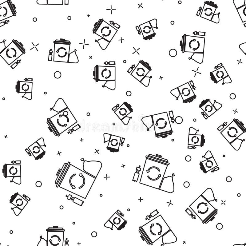Garbage Bin Pattern Seamless Stock Illustrations – 1,888 Garbage Bin ...