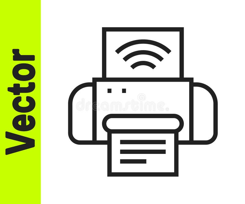 Set Smart Printer System, Router and Wi-fi Signal, Wireless Gamepad and ...