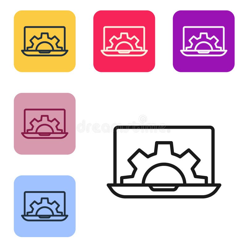 Coding Language Icon Black White Stock Illustrations – 565 Coding ...