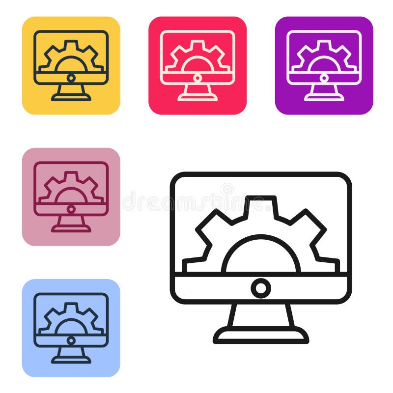 Coding Language Icon Black White Stock Illustrations – 546 Coding ...