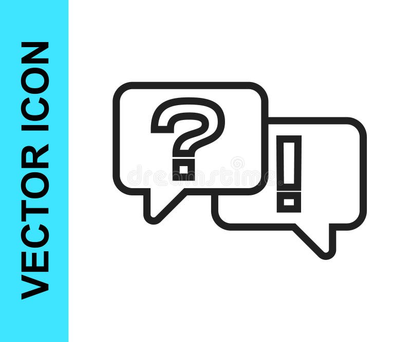 Question Answer Q Black White Stock Illustrations – 222 Question Answer ...