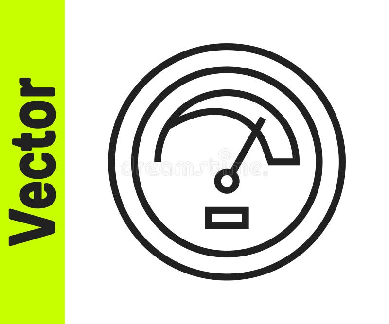 Black Vector Speedometer Stock Illustrations – 6,715 Black Vector ...