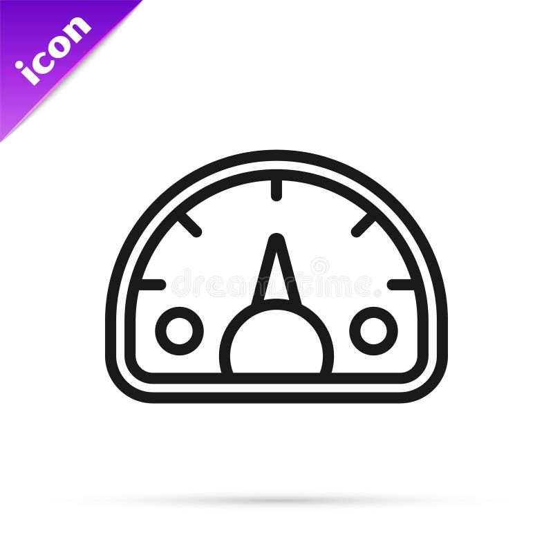 Black Vector Speedometer Stock Illustrations – 6,715 Black Vector ...