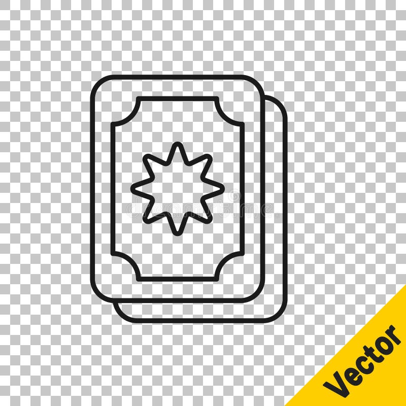 Playing Cards Outline Transparent Background Stock Illustrations – 119 ...