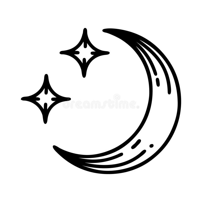 Moon Stars Black Stock Illustrations – 71,625 Moon Stars Black Stock ...