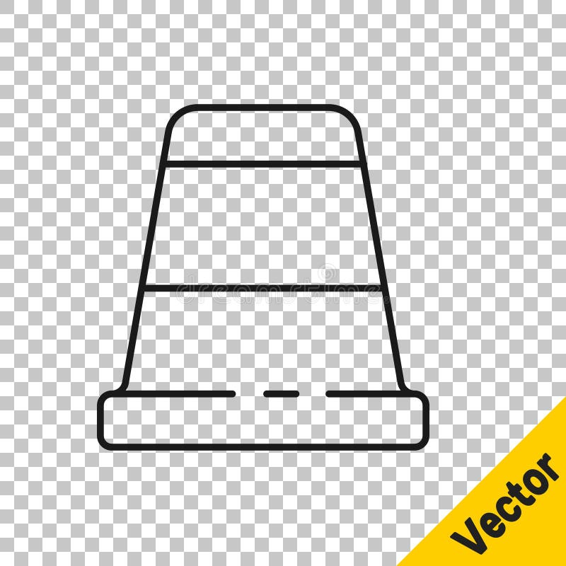 Thimble Line Art Vector Stock Illustrations – 644 Thimble Line Art ...