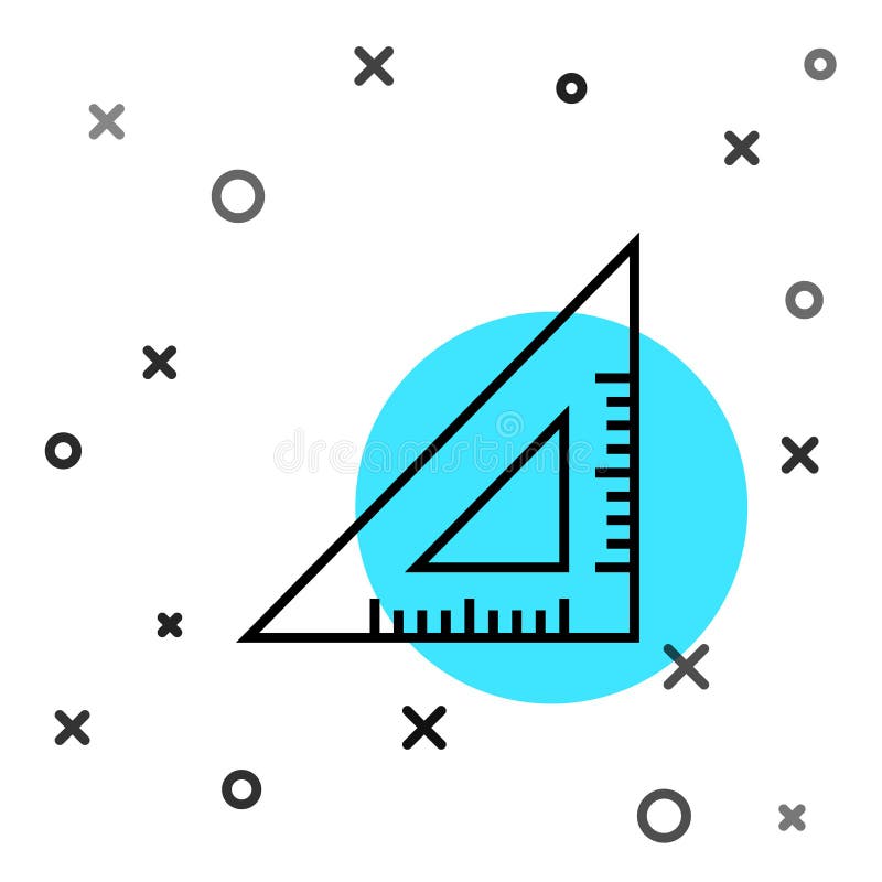 Geometric Triangular Ruler Stock Illustrations – 1,355 Geometric ...