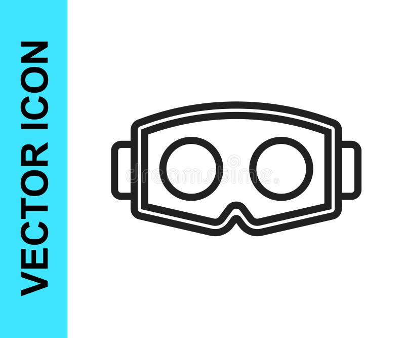 Isolated Stereoscopic 3d Vr Vector Illustration. Vector Virtual Digital ...